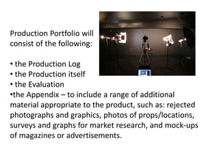 Gcse media portfolio guide | PPTX