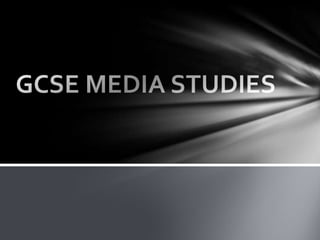 GCSE Media Studies presentation | PPTX