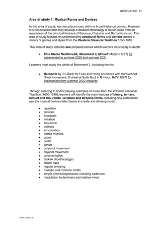 GCSE Music | PDF