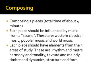 Gcse music introduction 2014 | PPTX