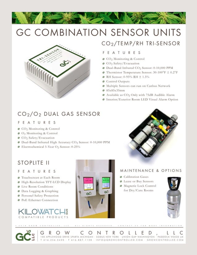 GC sensor brochure | PDF | Weather | Science