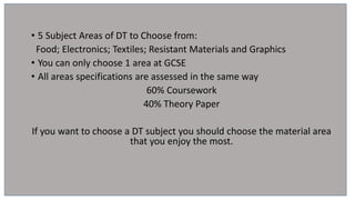 GCSE Options KGV | PPT