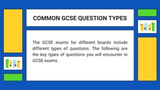 Want to understand GCSE paper formats and question types more clearly ...