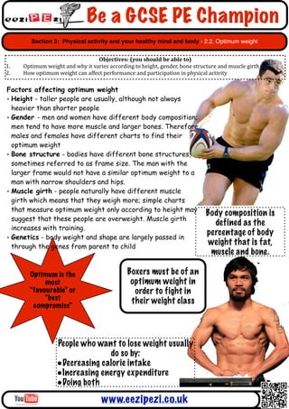 Gcse pe revision booklet | PDF