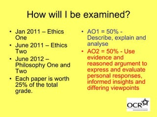 NEW Full Course GCSE Philosophy and Ethics | PPT