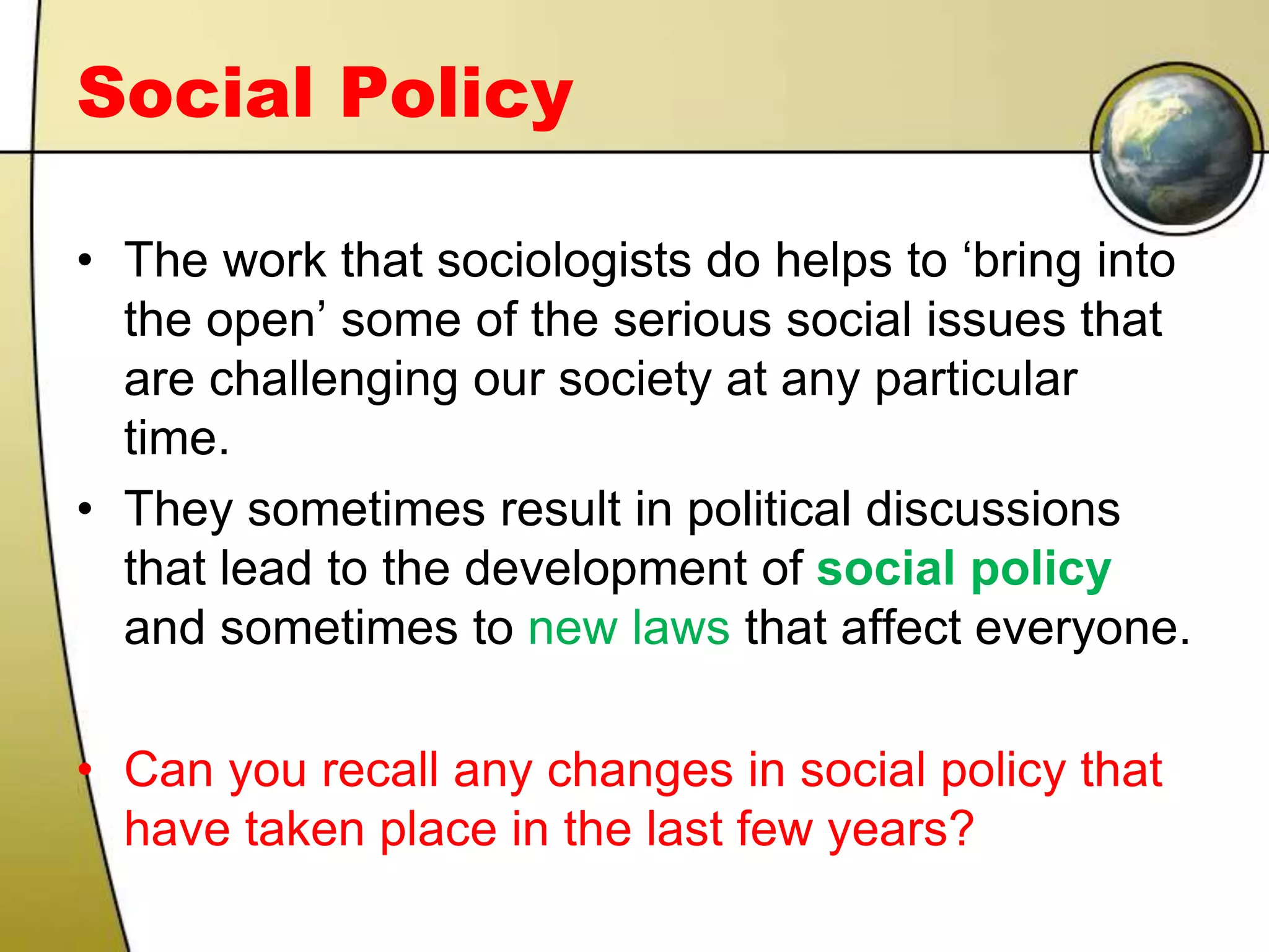 GCSE Sociology Introduction | PPTX