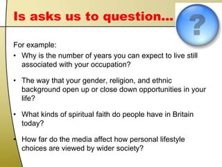 GCSE Sociology Introduction | PPTX