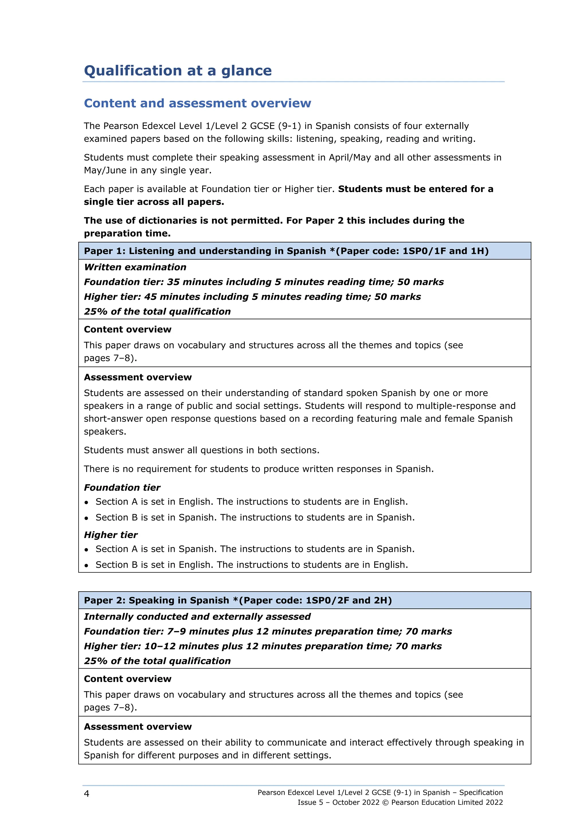 GCSE Spanish | PDF
