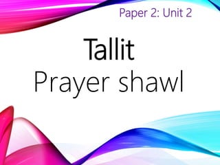 GCSE RE Paper 2 - Unit 2 - Judaism Keywords | PPTX