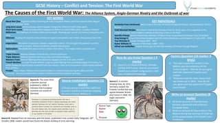 GCSE_WW1 powerpoint and info to help for exams | PDF