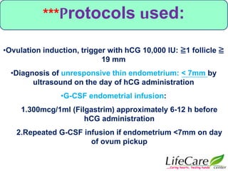 Thin Endometrium Granulocyte Colony Stimulating Factor (GCSF)- What ...