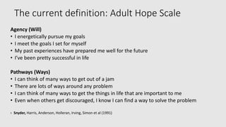 Hope as a Way of Knowing | PPT