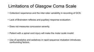 Glasgow Coma Scale & Injury Score by Dr. Fahad Ahmad (1).pptx
