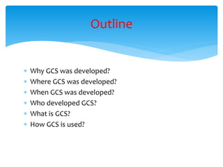 The Glasgow Coma Scale (GCS) | PPTX