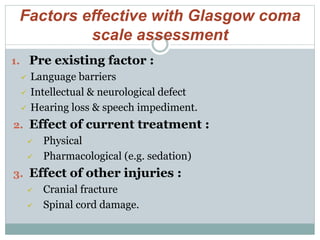 Glasgow Coma Scale | PPTX