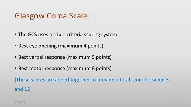 Glasgow Coma Scale (GCS) presentation .pptx