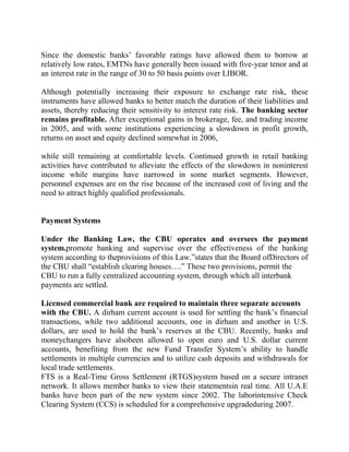 financial market of uae | DOCX