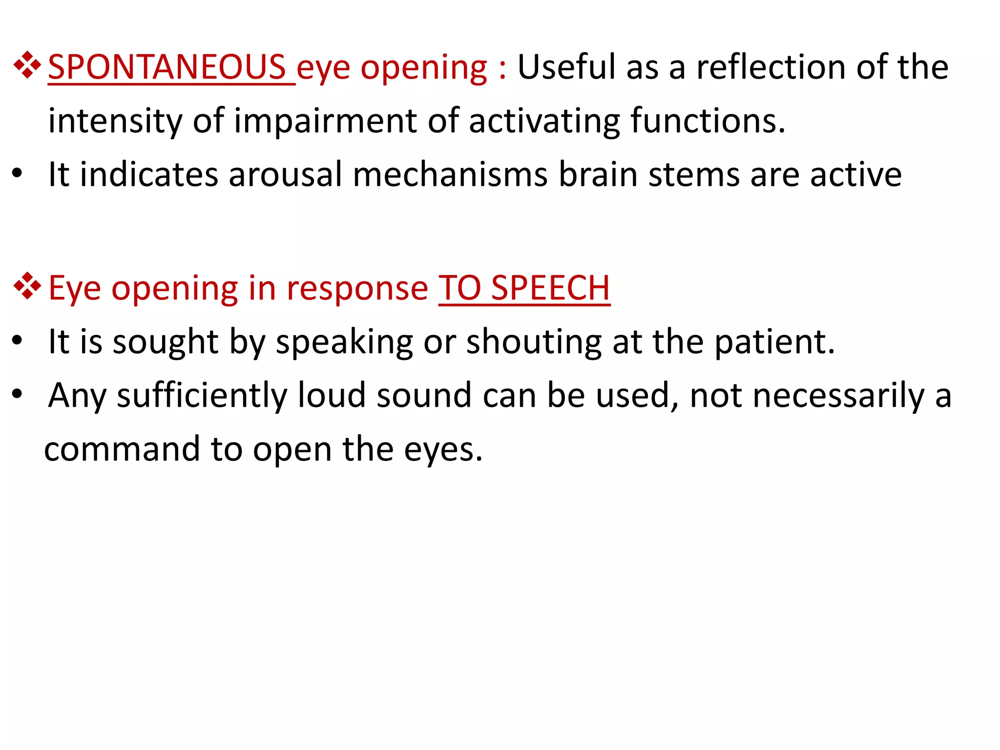 GLASSGOW COMA SCALE & REFLEXES | PPTX