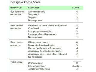 GLASSGOW COMA SCALE & REFLEXES | PPTX