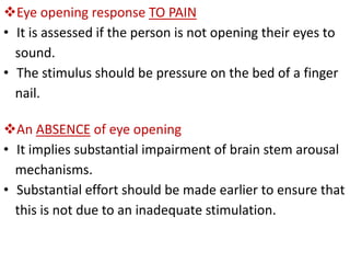 GLASSGOW COMA SCALE & REFLEXES | PPTX