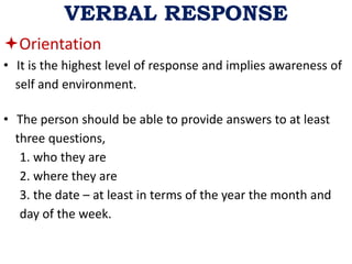 GLASSGOW COMA SCALE & REFLEXES | PPTX
