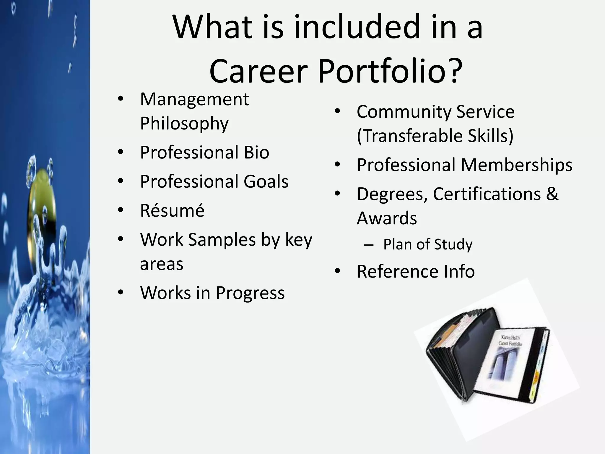 Gcsv2011 using career portfolios-anna graf williams and emily sellers ...