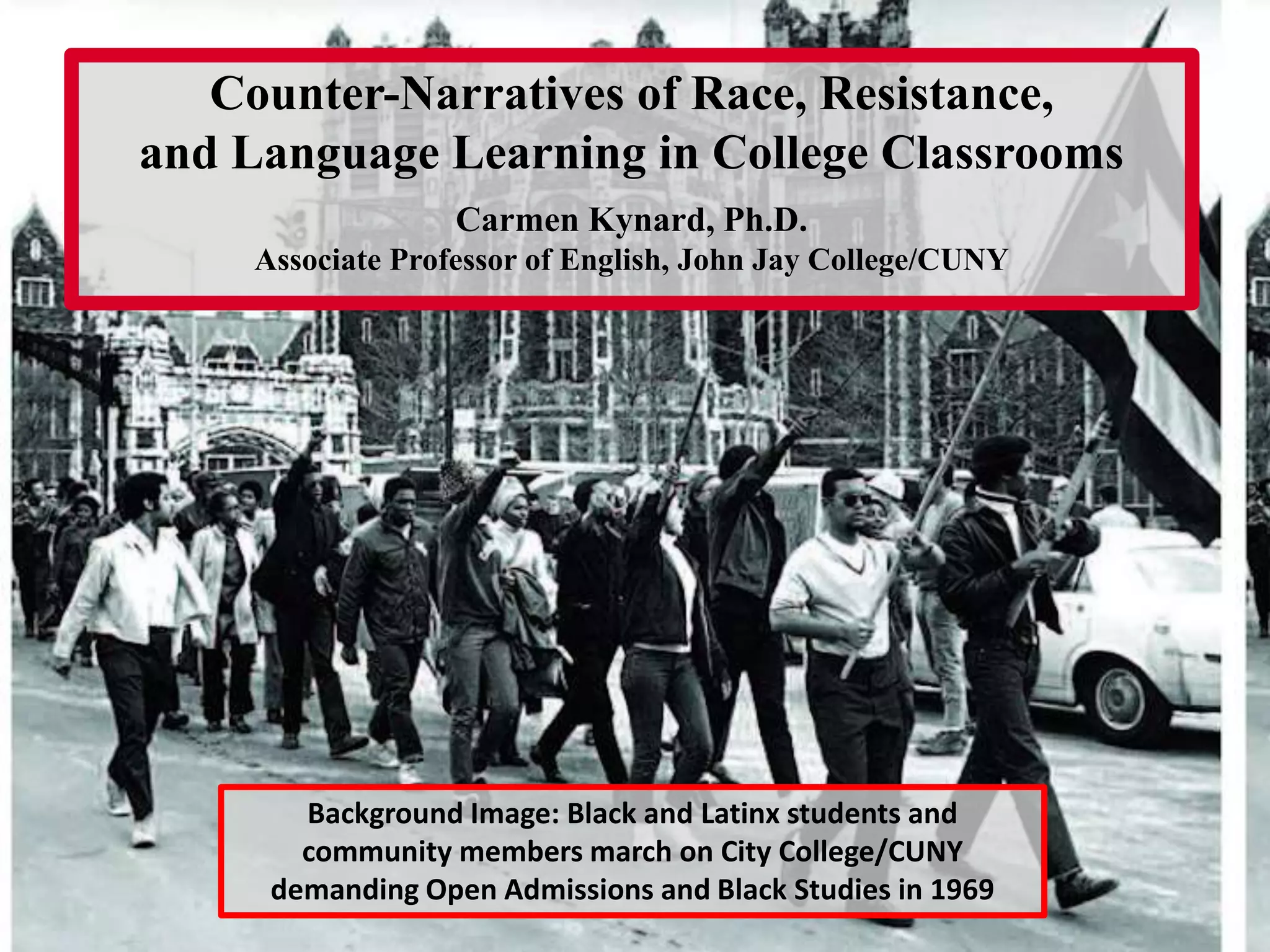 Counter-Narratives of Race, Resistance, and Language Learning in ...