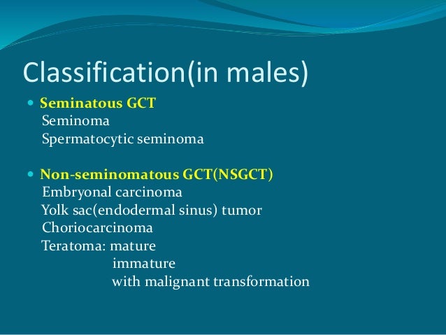 Germ cell tumors