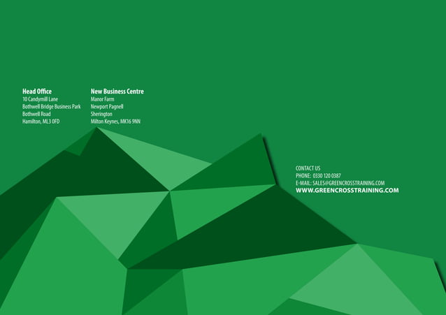 Green Cross Training Brochure | PDF
