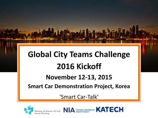 Reposrt out: Smart Car Demonstration Project, Korea | PPT