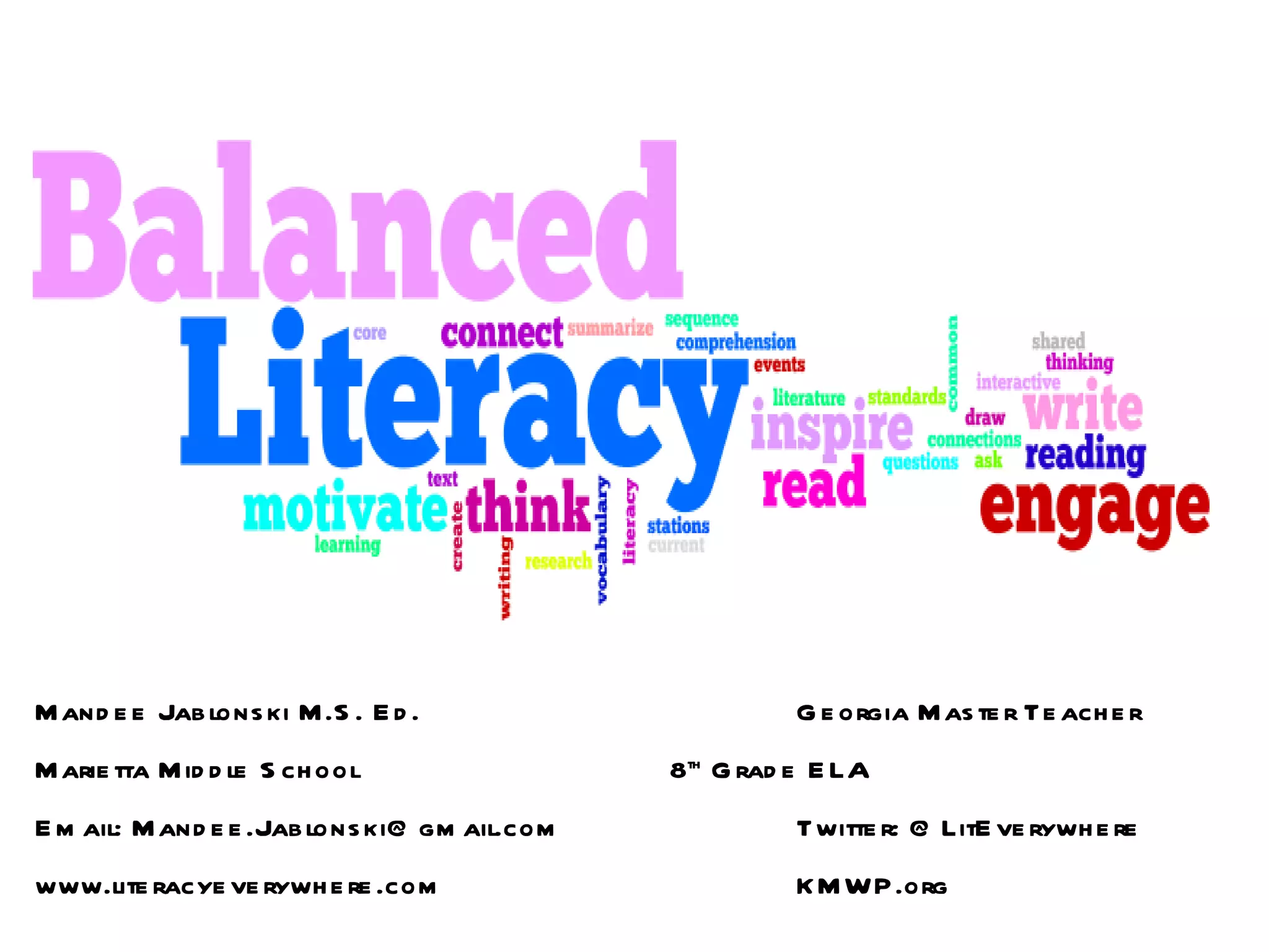 Gcte 2-12-balanced-literacy | PPT
