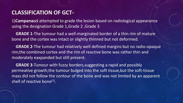 Gct of distal femur | PPT