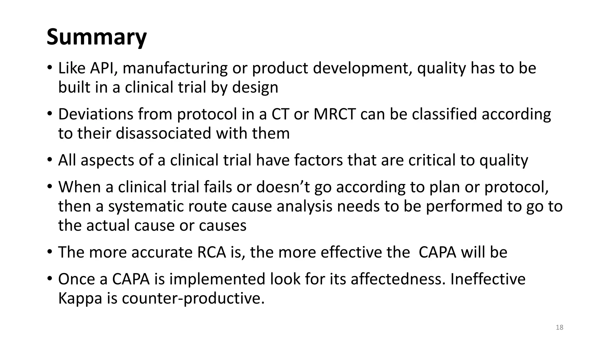 Root cause Analysis (RCA) & Corrective and Preventive action (CAPA) in ...