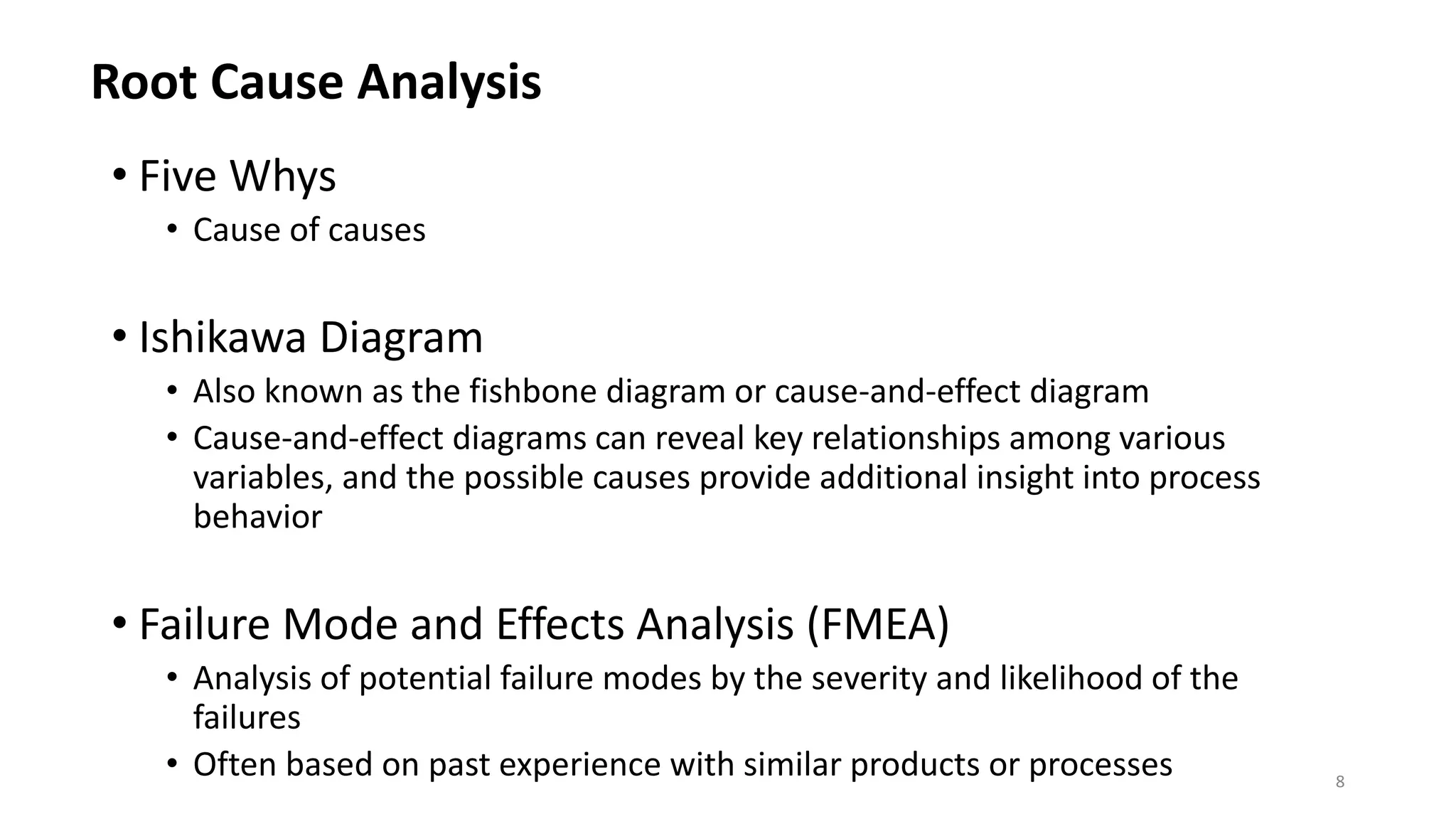 Root cause Analysis (RCA) & Corrective and Preventive action (CAPA) in ...