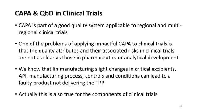 Root cause Analysis (RCA) & Corrective and Preventive action (CAPA) in ...
