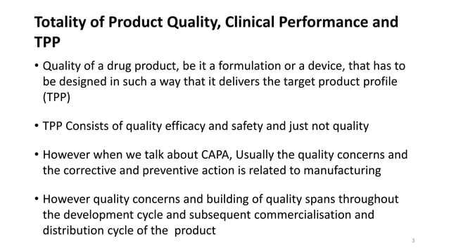 Root cause Analysis (RCA) & Corrective and Preventive action (CAPA) in ...