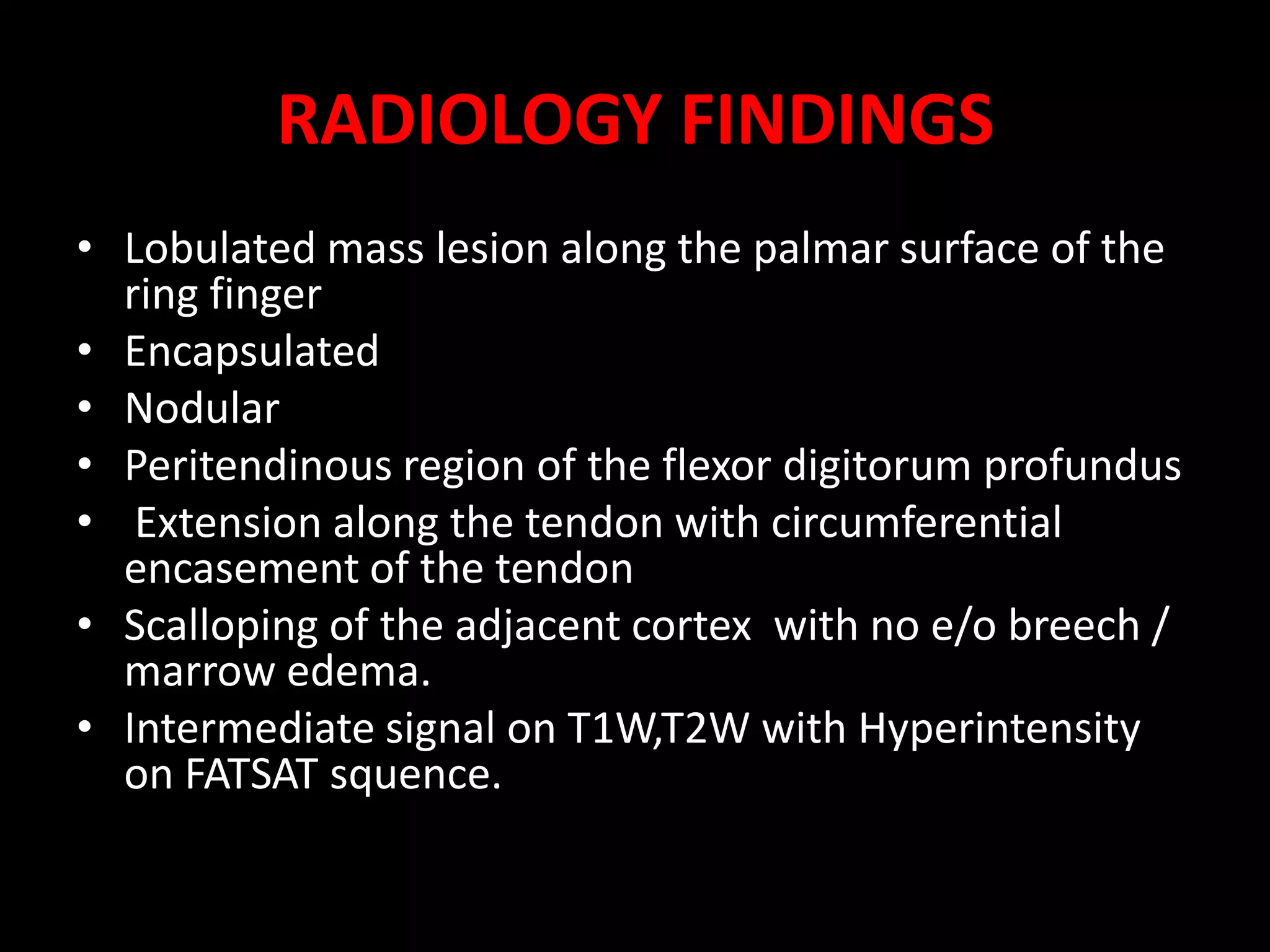 Gct tendon sheath mercury imaging | PPTX