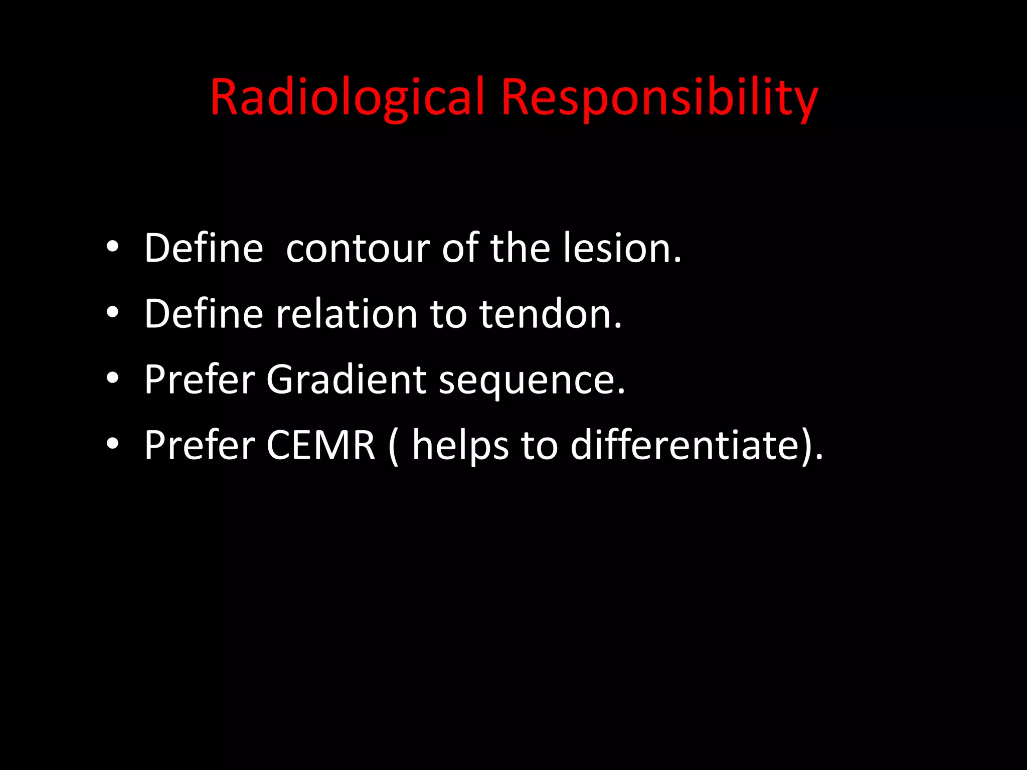 Gct tendon sheath mercury imaging | PPTX