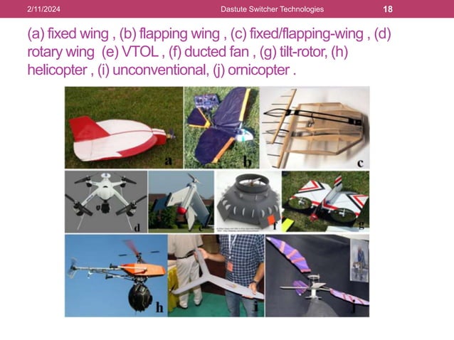 UAV CATEGORIES CLASSIFICATION, TYPES USES | PPTX