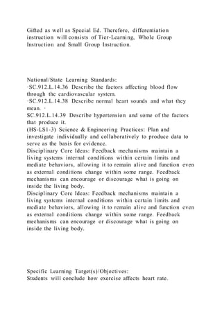 Gcu college of education lesson plan template section 1 lesso | DOCX