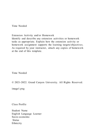 GCU College of EducationLESSON PLAN TEMPLATESection 1 Lesso | PDF