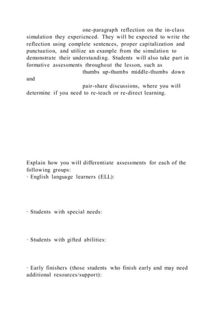 GCU College of EducationLESSON PLAN TEMPLATESection 1 Lesso | DOCX ...