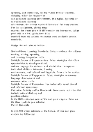 GCU College of EducationLESSON UNIT PLAN TEMPLATE | DOCX