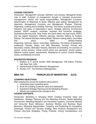 Gcuf scheme | PDF