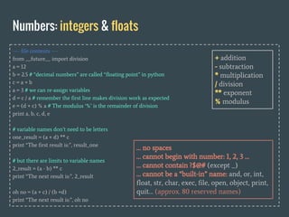 Class 2: Welcome part 2 | PPT