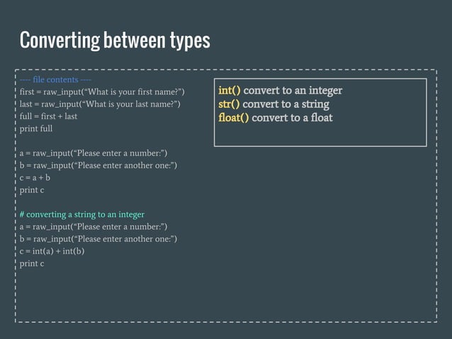 Class 2: Welcome part 2 | PPT
