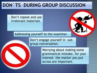 GROUP DISCUSSIONS ppt | PPT
