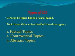 Group discussion | PPT