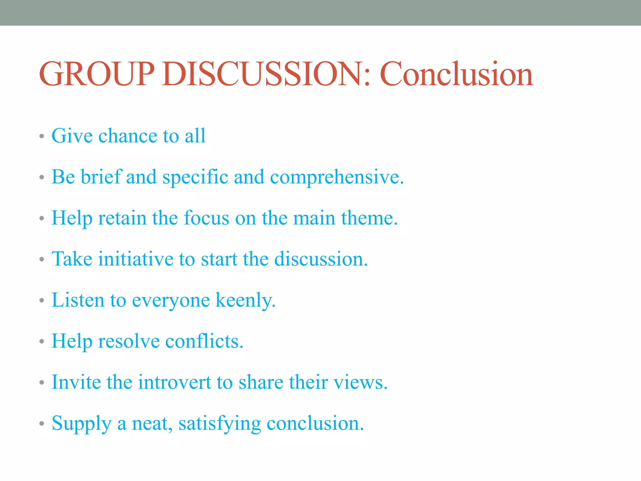 Group Discussion | PPTX