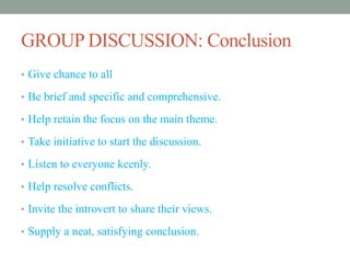 Group Discussion | PPTX
